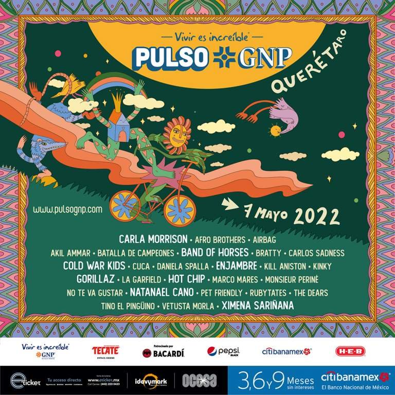 Pulso GNP Cartel 2022 - Festivales México